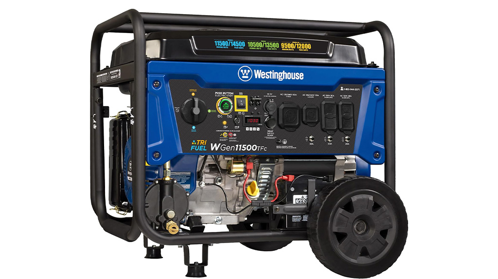Westinghouse 14500-watt Tri-Fuel Portable Backup Generator Review | The ...