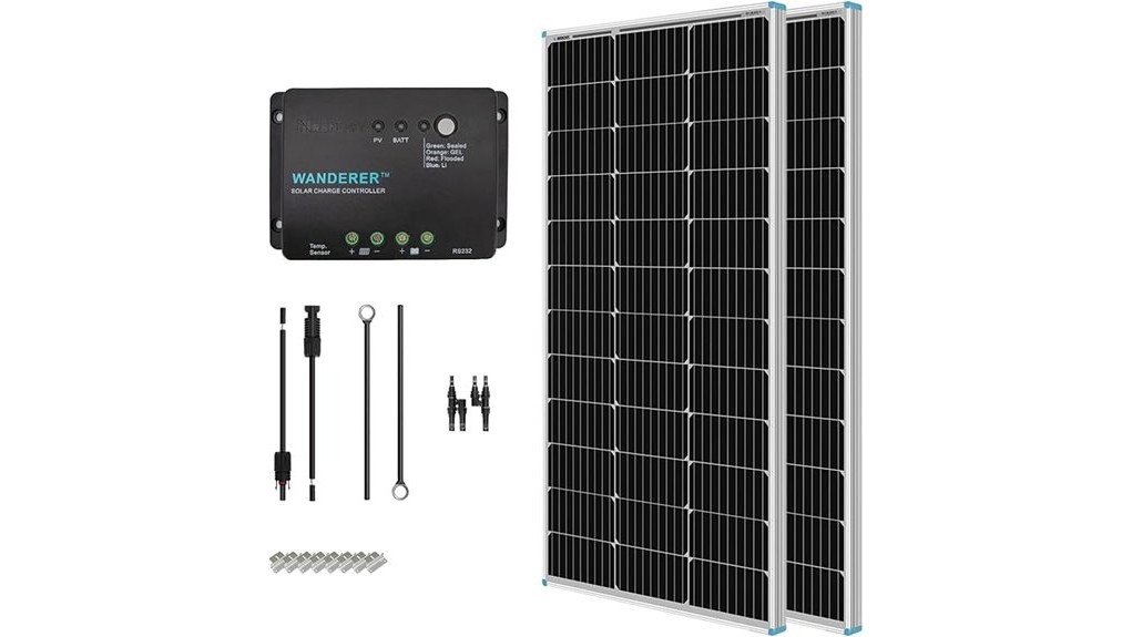 Renogy 200W 12V Monocrystalline Solar Panel Starter Kit Review | The ...